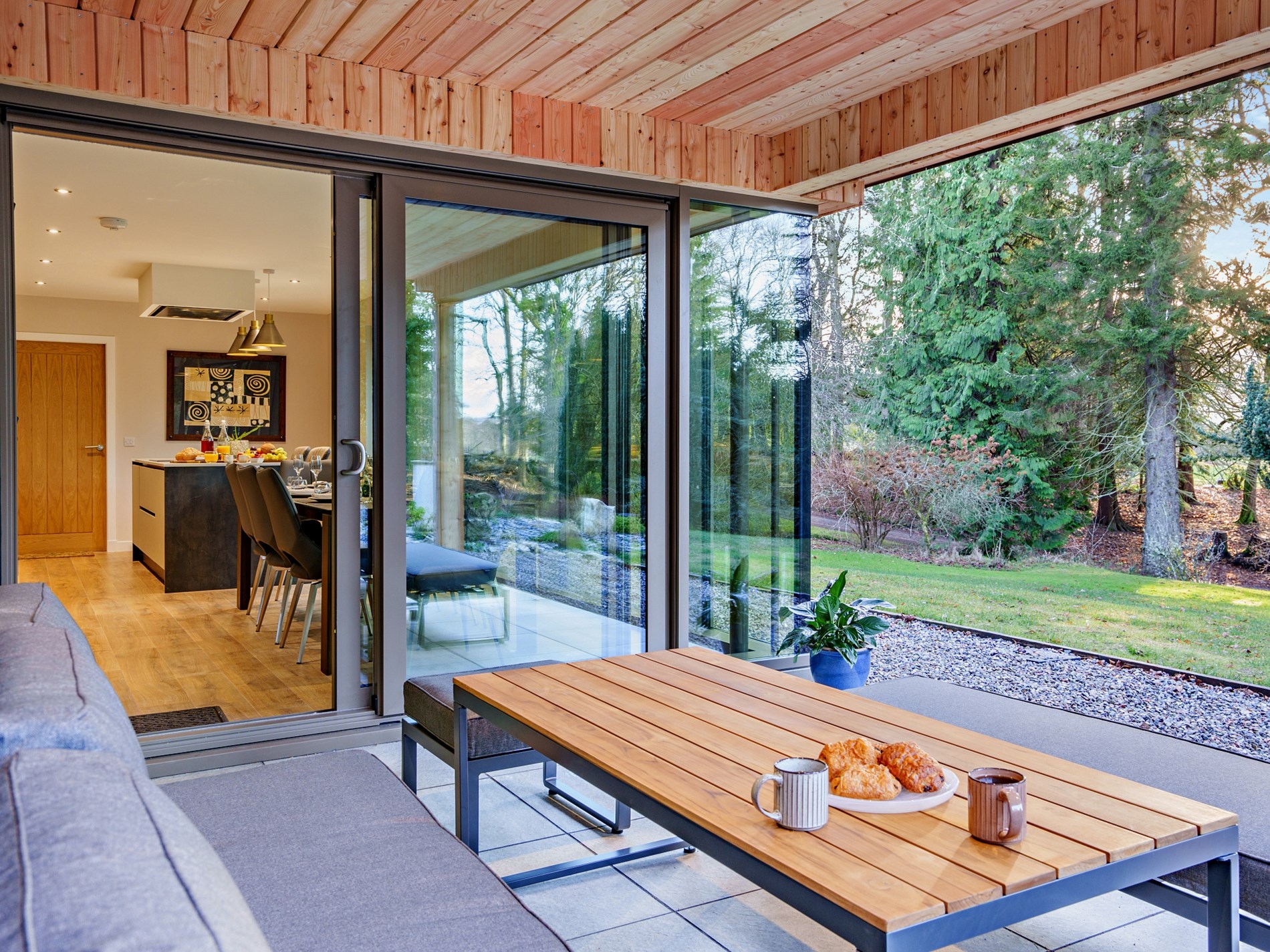 Aberdeenshire Luxury Woodland Lodge Home