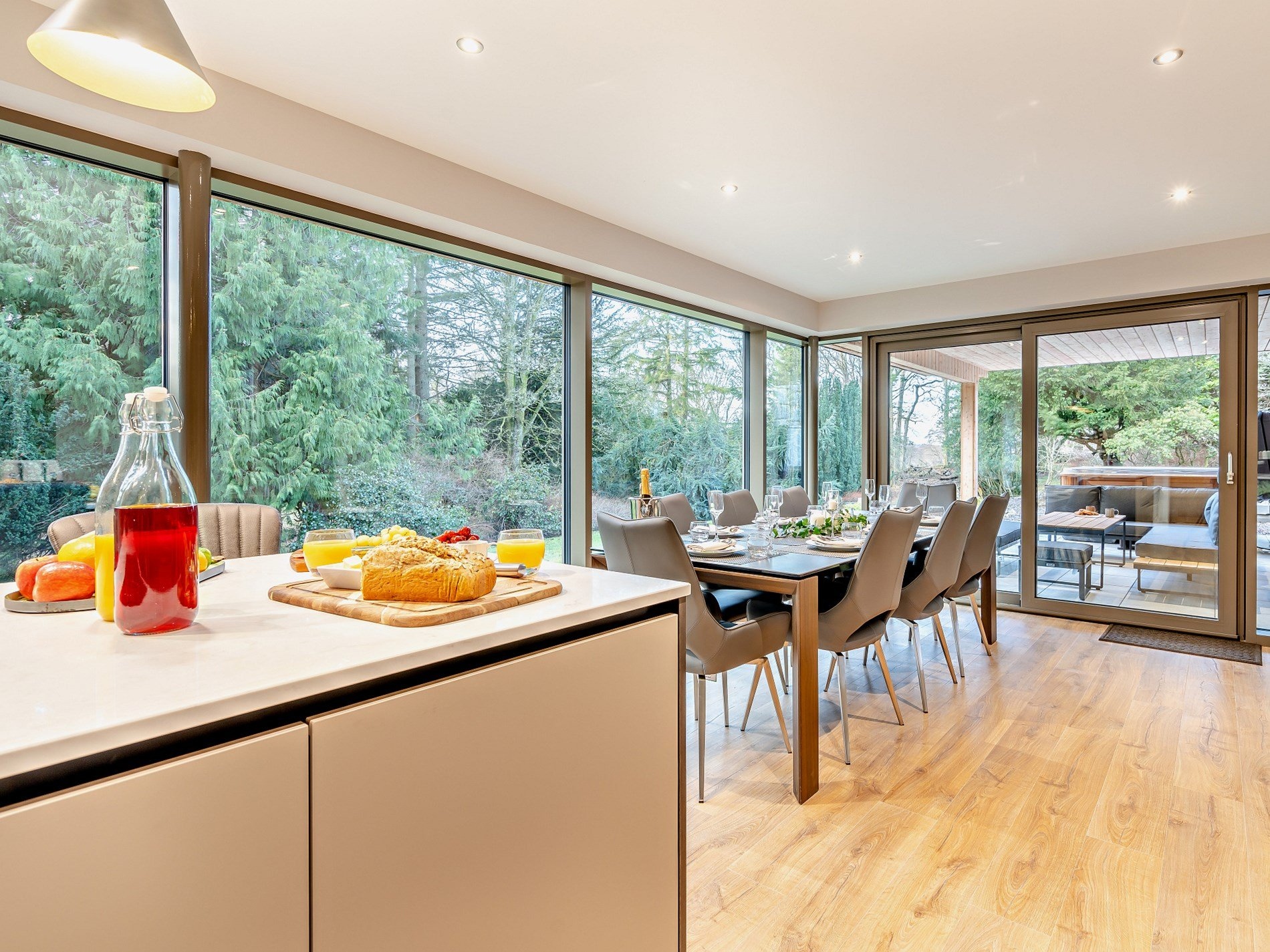 Aberdeenshire Luxury Woodland Lodge Home